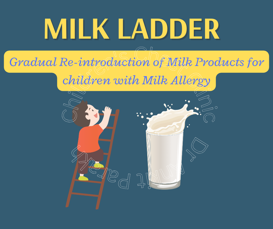 Milk Ladder: Gradual Re-introduction of Milk Products for children with Milk Allergy – Dr. Ankit ...